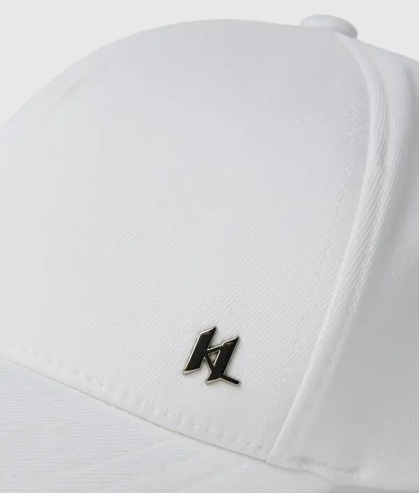 Karl Lagerfeld Monogram Baseball Cap - White