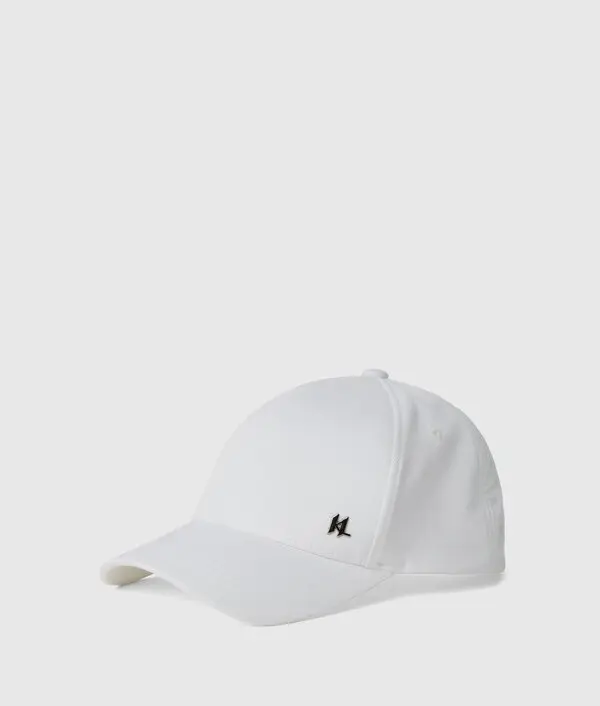 Karl Lagerfeld Monogram Baseball Cap - White