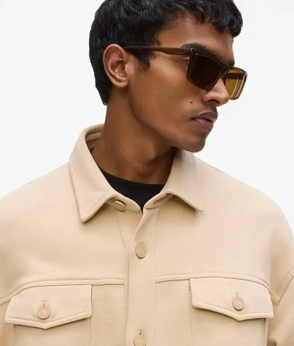 Karl Lagerfeld Sweat Overshirt - Khaki