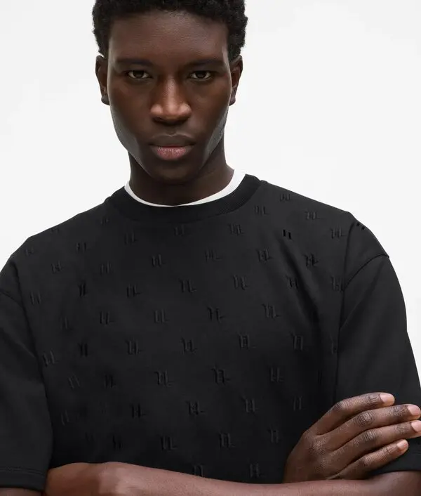 Karl Lagerfeld Monogram Short-sleeved Sweater