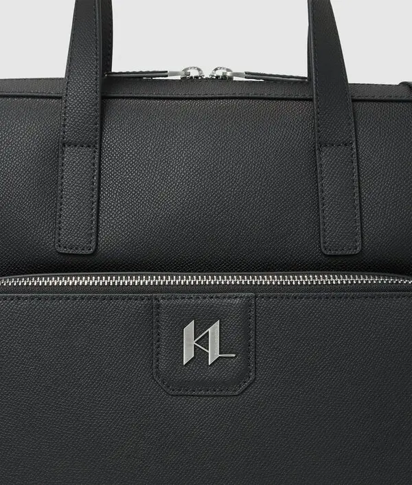 Karl Lagerfeld K/monogram Leather Briefcase