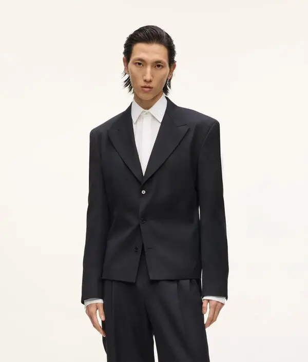 Karl Lagerfeld Kl Studio Single-breasted Blazer - Black