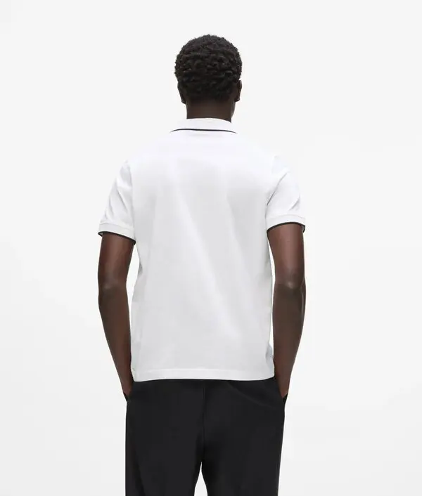 Karl Lagerfeld Textured Polo Shirt