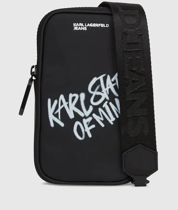 KL JEANS Jeans Printed Polyurethane Pouch