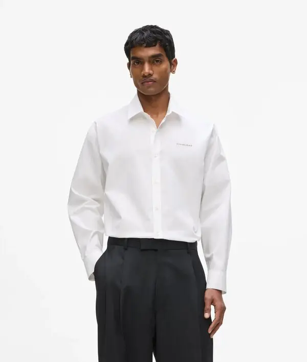 Karl Lagerfeld Metallic Logo Shirt