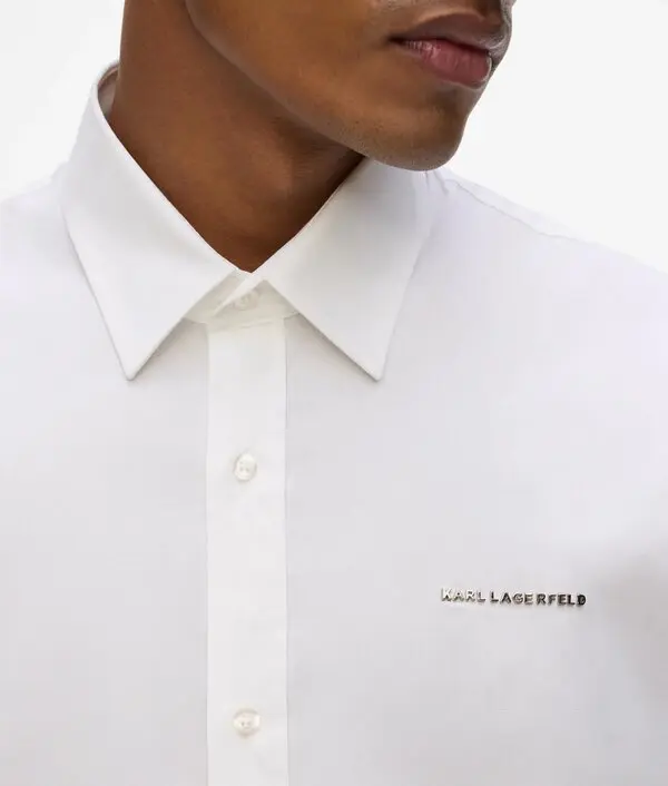Karl Lagerfeld Metallic Logo Shirt