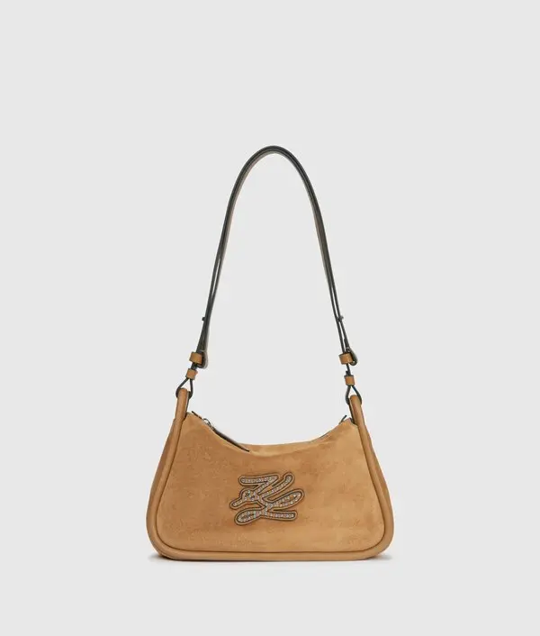 Karl Lagerfeld K/autograph Patch Crossbody Bag