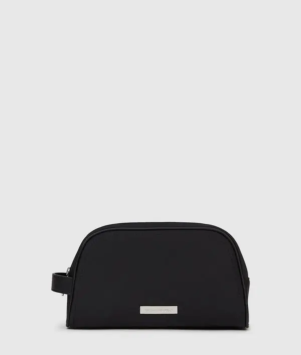 Karl Lagerfeld Ikon Nylon Vanity Case - Black