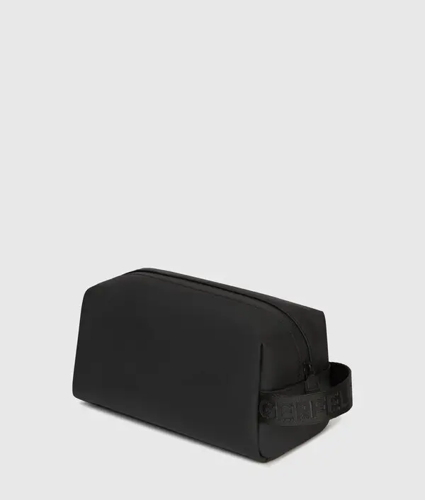 Karl Lagerfeld Venture Washbag In Coated Nylon