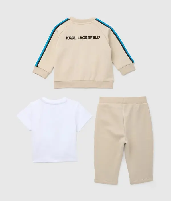 Karl Lagerfeld Three-piece Baby Set
