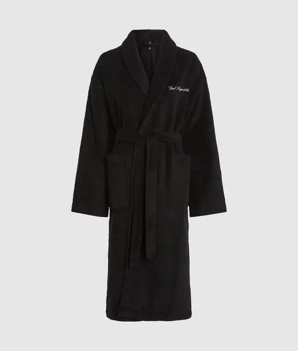 Karl Lagerfeld Terry Bathrobe