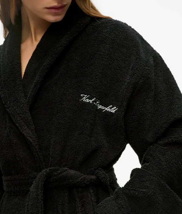 Karl Lagerfeld Terry Bathrobe