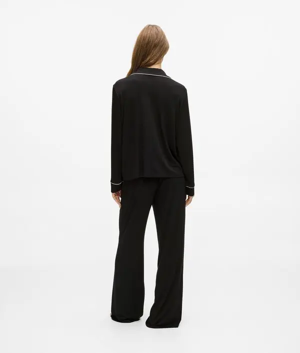 Karl Lagerfeld Signature Long Pajama Set