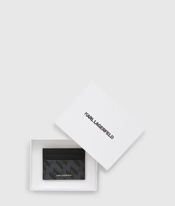 Karl Lagerfeld Ikon Monogram Cardholder