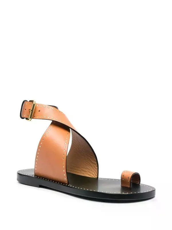 Isabel Marant Étoile Jools Studded Sandals - Neutrals