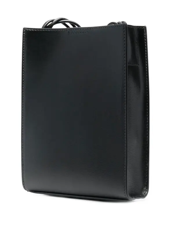 JIL SANDER Tangle Small Leather Crossbody Bag - Black