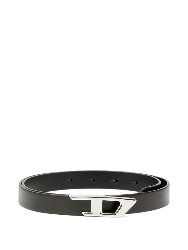 DIESEL® 1dr Leather Belt - Black