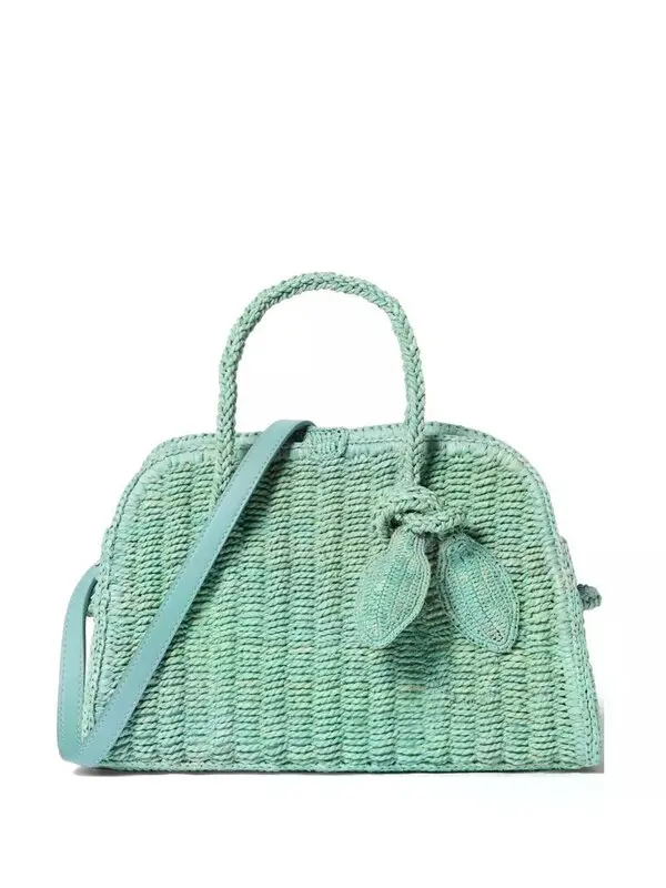 Jacquemus Le Petit Turismo Raffia Bag - Green