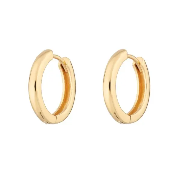 SCREAM PRETTY Large Huggie Earrings - Gold