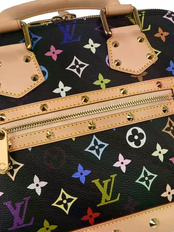 LOUIS VUITTON Monogram Multicolor Alma Tote Bag - Black