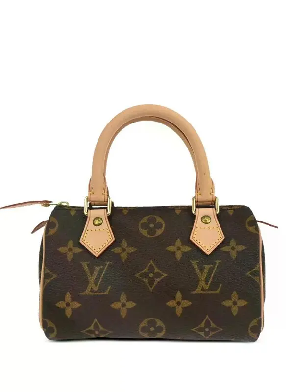 LOUIS VUITTON Mini Speedy Monogram Tote Bag