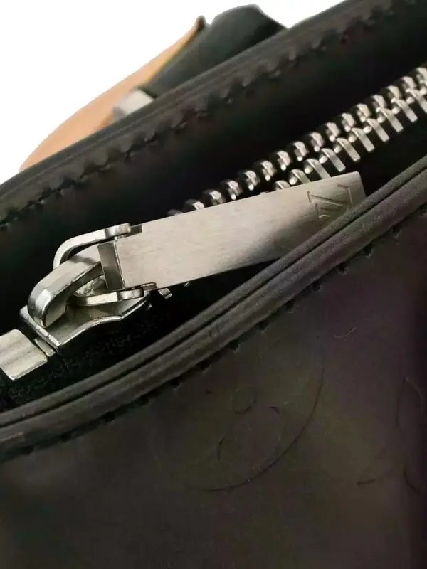 LOUIS VUITTON Monogram Mat Leather Stockton Tote Bag - Black