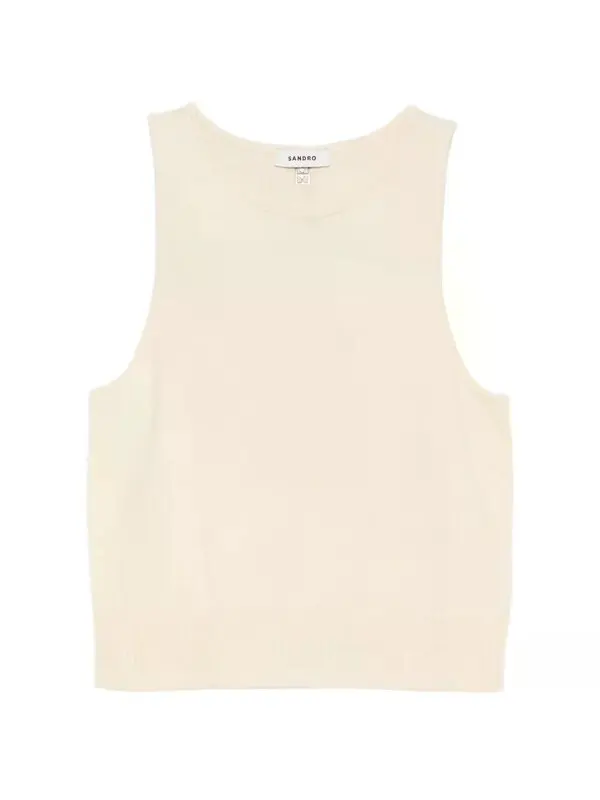 Sandro Sleeveless Fine Knit Vest