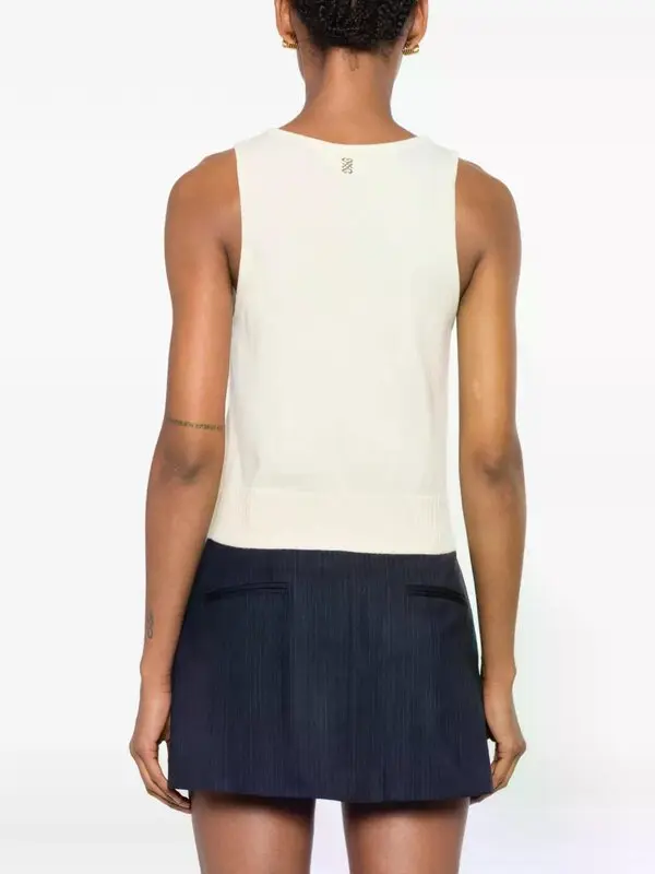 Sandro Sleeveless Fine Knit Vest