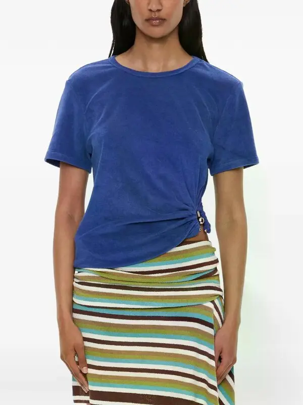 Christopher Esber Orbit Crew Neck T-shirt - Blue