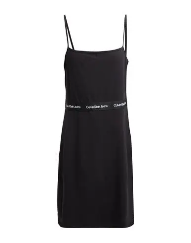Calvin Klein Mini Dress Size Cotton, Elastane - Black