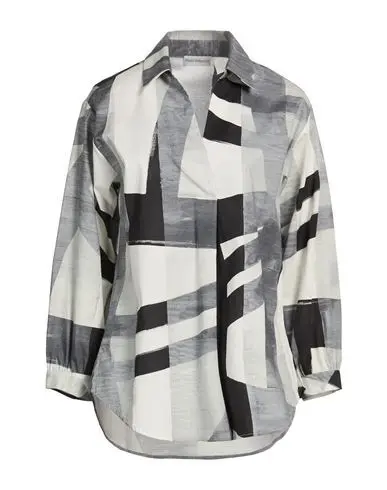 MARIA BELLENTANI Top Size Cotton, Polyamide, Elastane - Grey