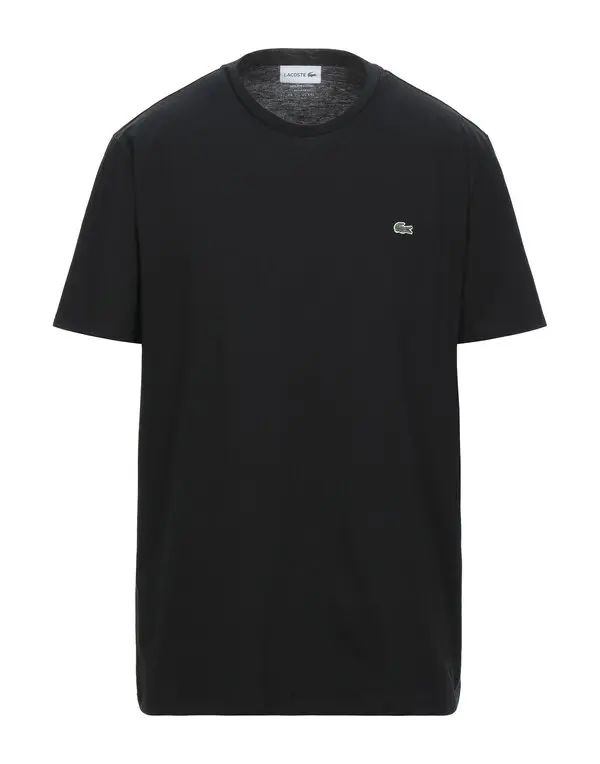Lacoste T-shirt Size Pima Cotton - Black