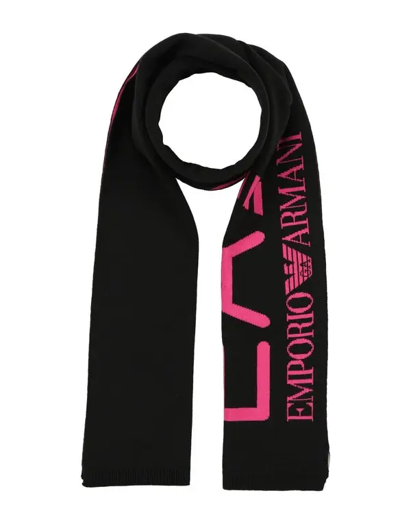 EA7 Scarf Acrylic - Black
