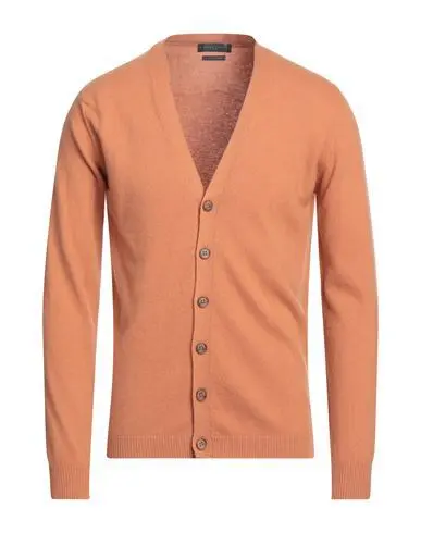 DANIELE FIESOLI Cardigan Apricot Size Merino Wool, Cashmere - Orange