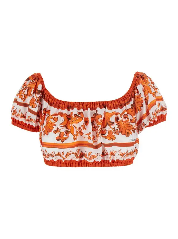 Dolce & Gabbana Maiolica Top - Multicolor