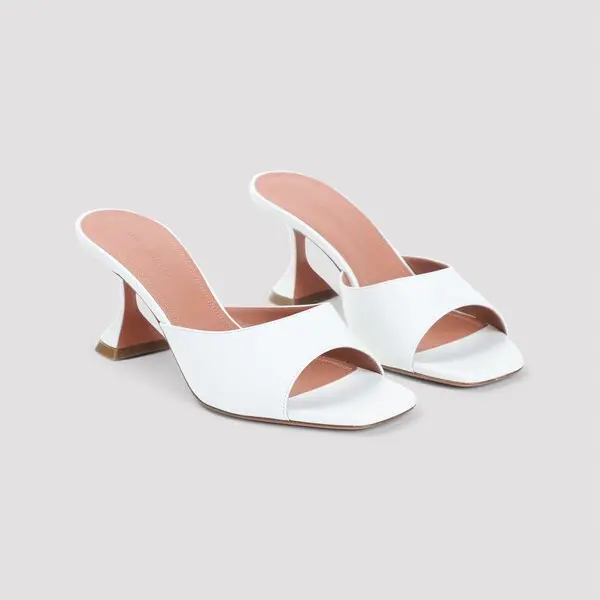 Amina Muaddi Lupita Slipper 70 In Smooth Leather