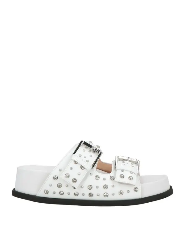 N°21 Leather Embellished Buckled Sandals