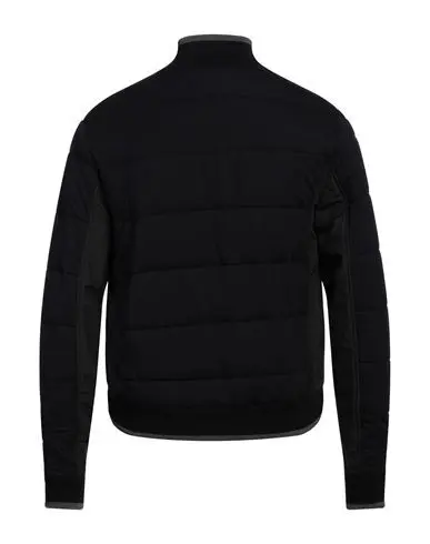 MOORER Quilted Bomber Jacket With Stand Collar - Black