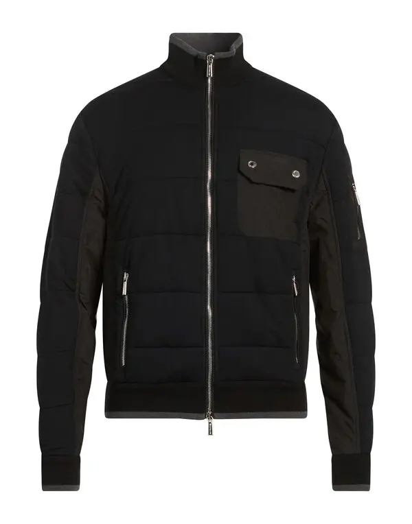 MOORER Quilted Jacket - Black