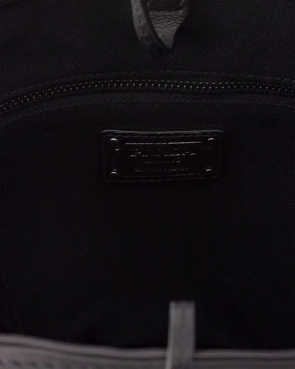 Prada Route Leather Mini Bucket Bag