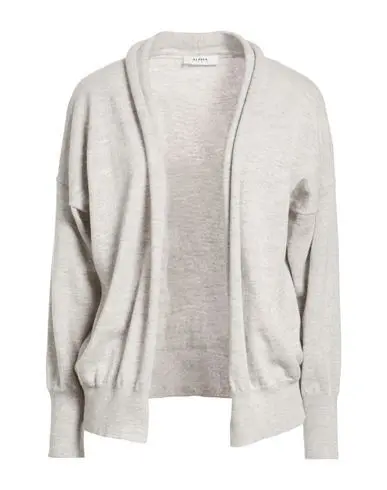 Alpha Studio Wool And Cashmere Cardigan - Grey