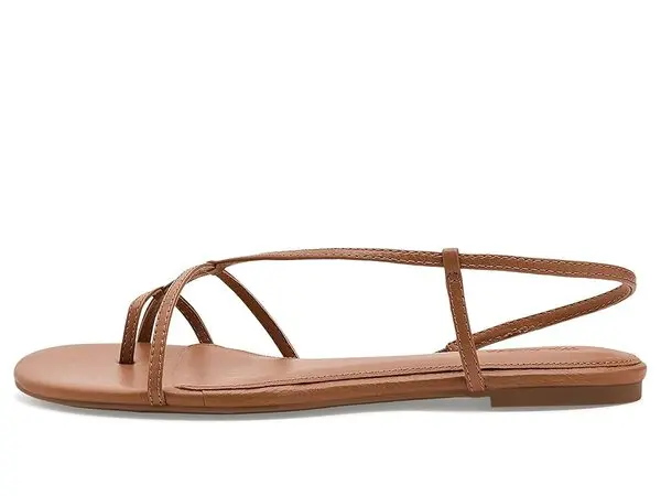 Madewell Strappy Flat Sandals - Brown