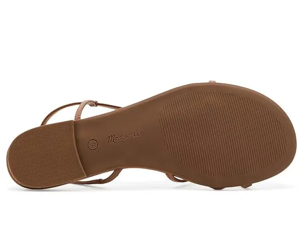 Madewell Strappy Flat Sandals - Brown