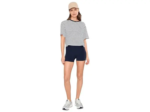Splits59 Oversized Striped Jersey Tee - Gray