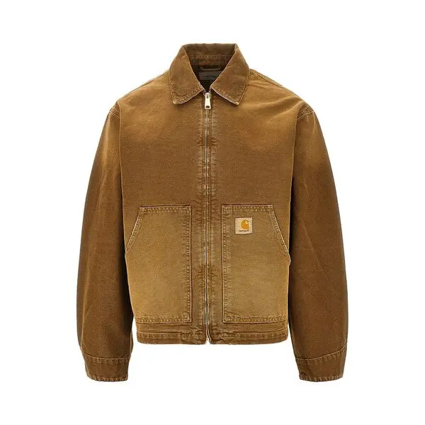 Carhartt Work In Progress Detroy Denim 'arcan' Jacket - Brown
