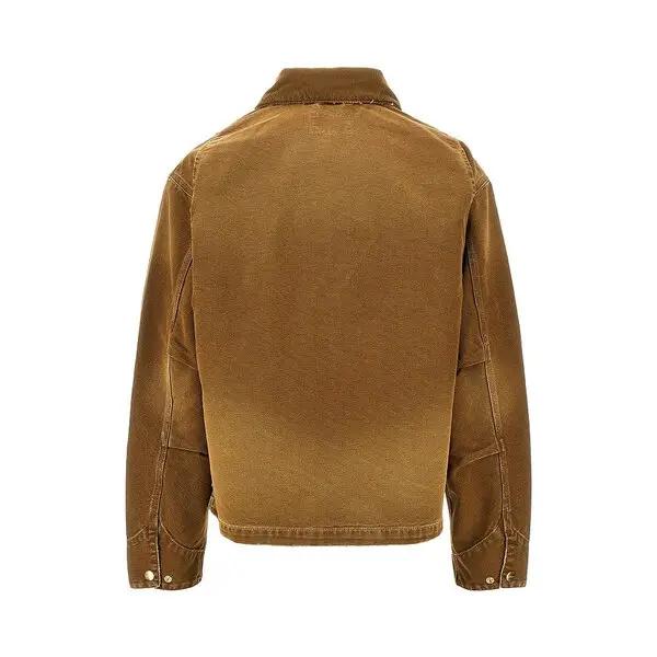 Carhartt Work In Progress Detroy Denim 'arcan' Jacket - Brown