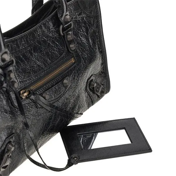 Balenciaga Arena Leather Small Le City Bag - Black