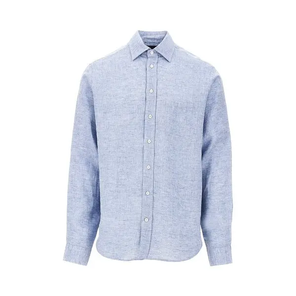 Sease Linen Classic Bd Shirt An - Blue