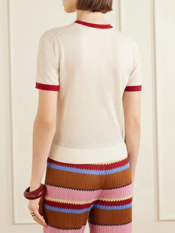 Guest In Residence Airy Ringer Cashmere T-shirt