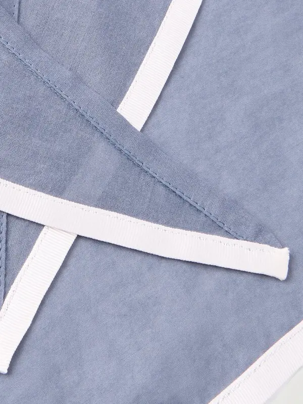 LES VACANCES D’IRINA Sailor Cotton-voile Triangle Scarf